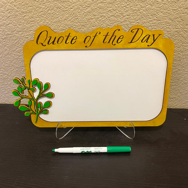 Quote of the Day Sign - Personalized Inspirational Signboard ...