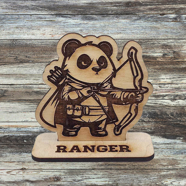 Ranger Panda Game Piece with Stand – Glowforge Shop