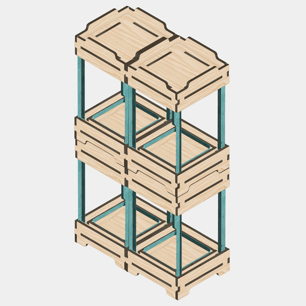 Small Stackable Display Case - Memorabilia or Miniature Toy Display ...