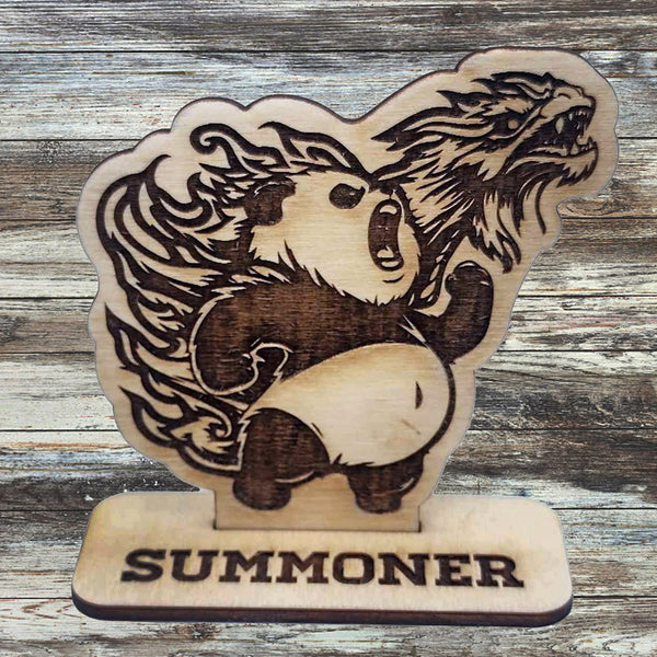 Summoner Panda Game Piece with Stand – Glowforge Shop
