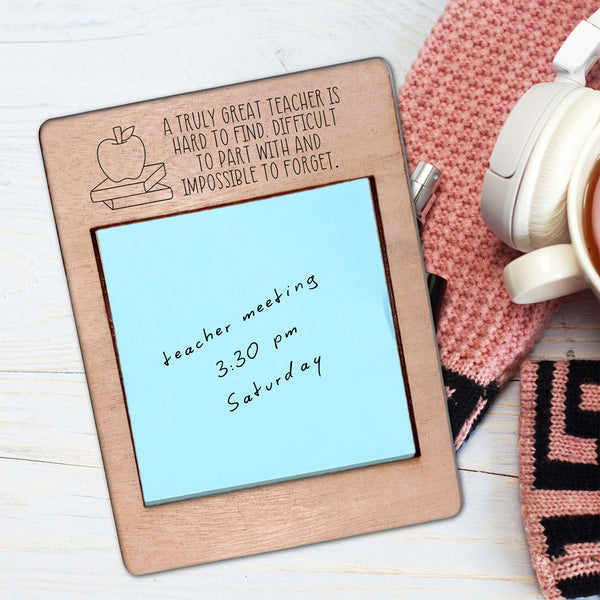 Teacher Post It Note Holder for End of School Gift Ver.1 – Glowforge Shop