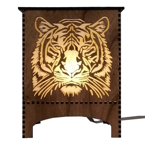 Tiger, Tiger, Burning Bright Magic Lamp with Setup for 110V Electric L ...