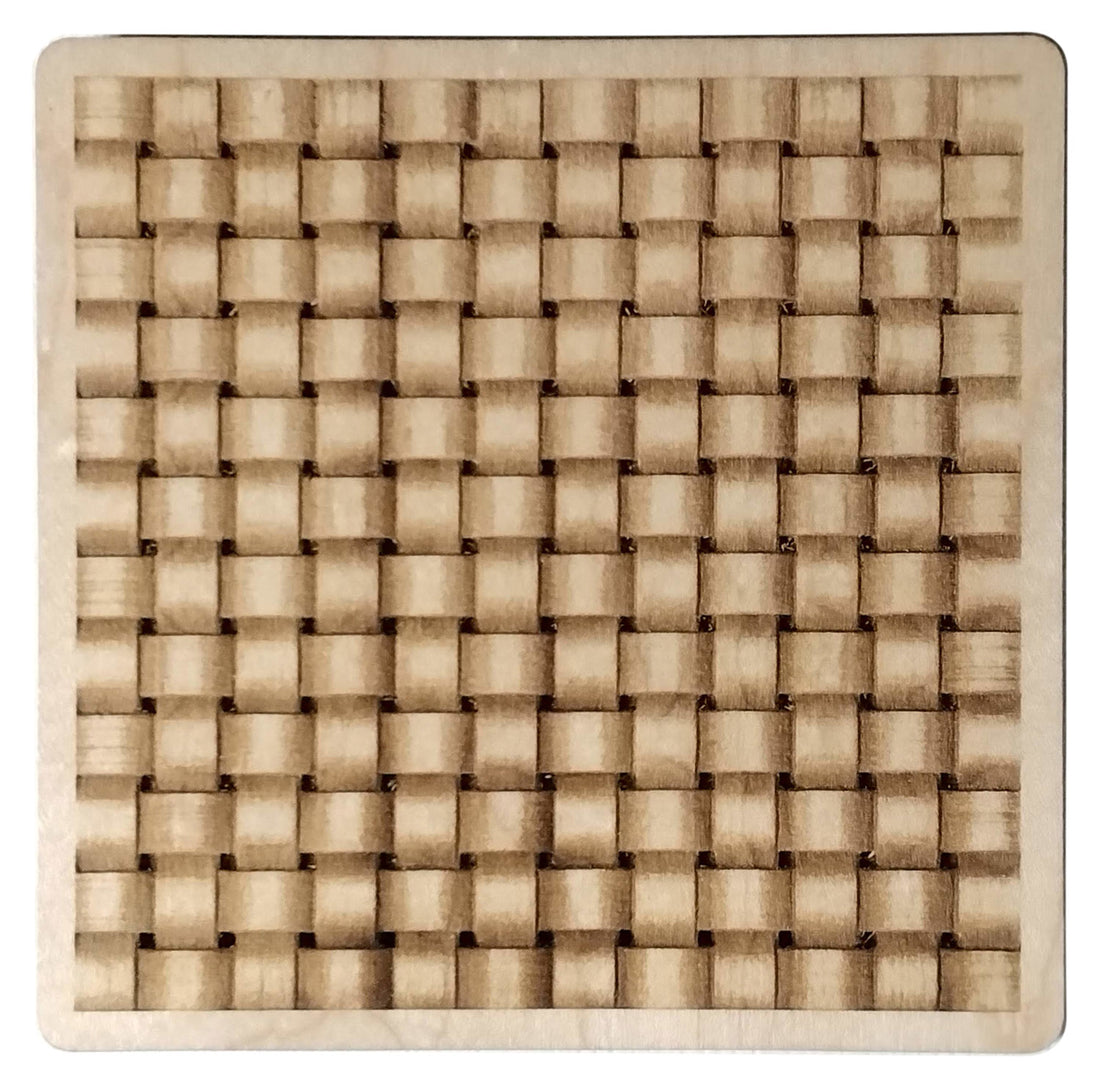 Tropical Wide Weave Square Coaster – Glowforge Shop