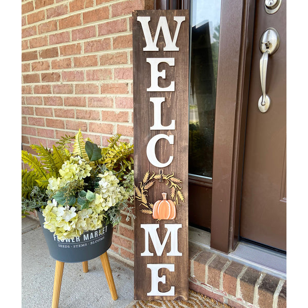 Welcome Letters with Interchangeable Seasonal Designs for a Sign ...