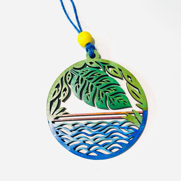 Whimsical Tropical Car Charm – Glowforge Shop