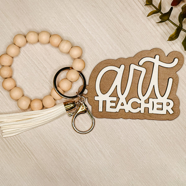 Art Teacher Layered Keychain – Glowforge Shop
