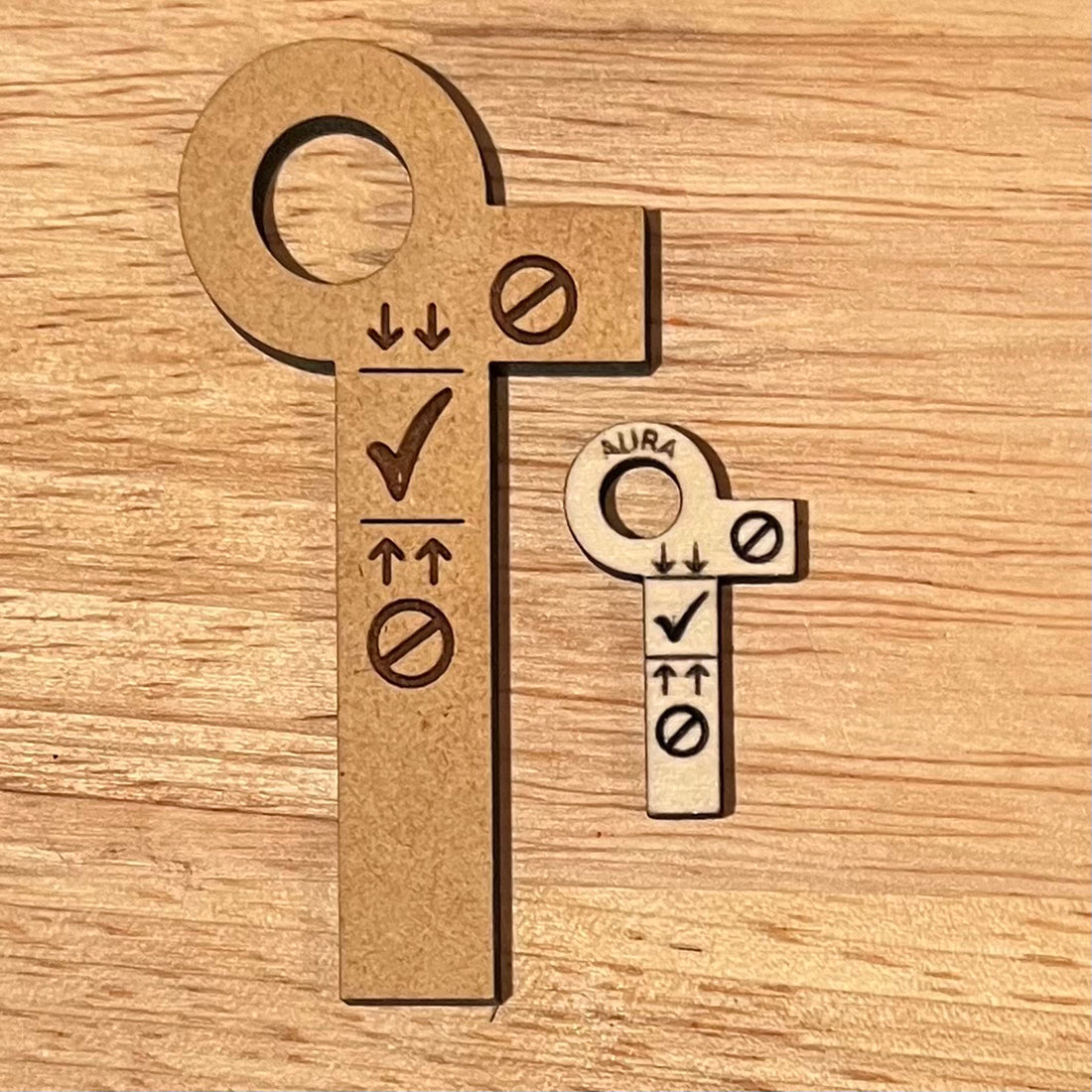 AURA No Math Focus Ruler – Glowforge Shop