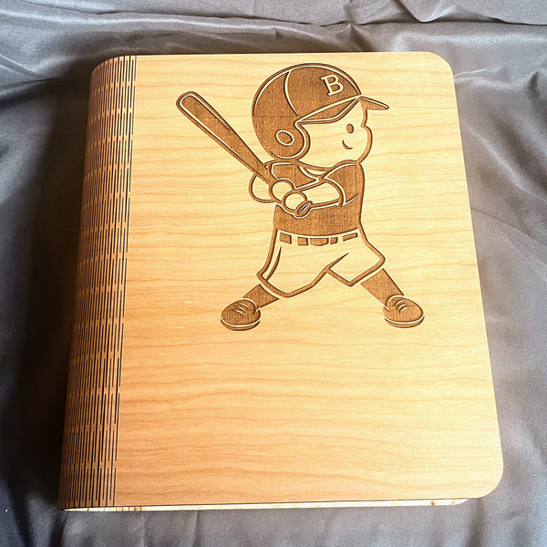 Baseball Keepsake Book Box Cover – Glowforge Shop