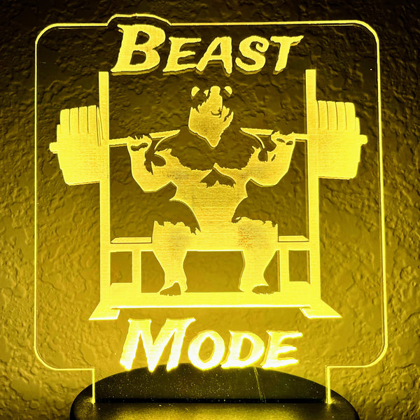 Bear Beast Mode LED Nightlight Insert – Glowforge Shop