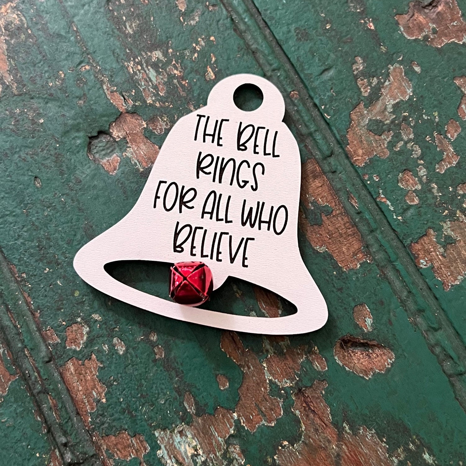 Believe Bell Holiday Ornament – Glowforge Shop