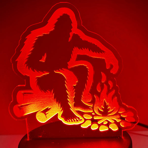 Bigfoot Sasquatch's Campfire LED Nightlight Insert – Glowforge Shop