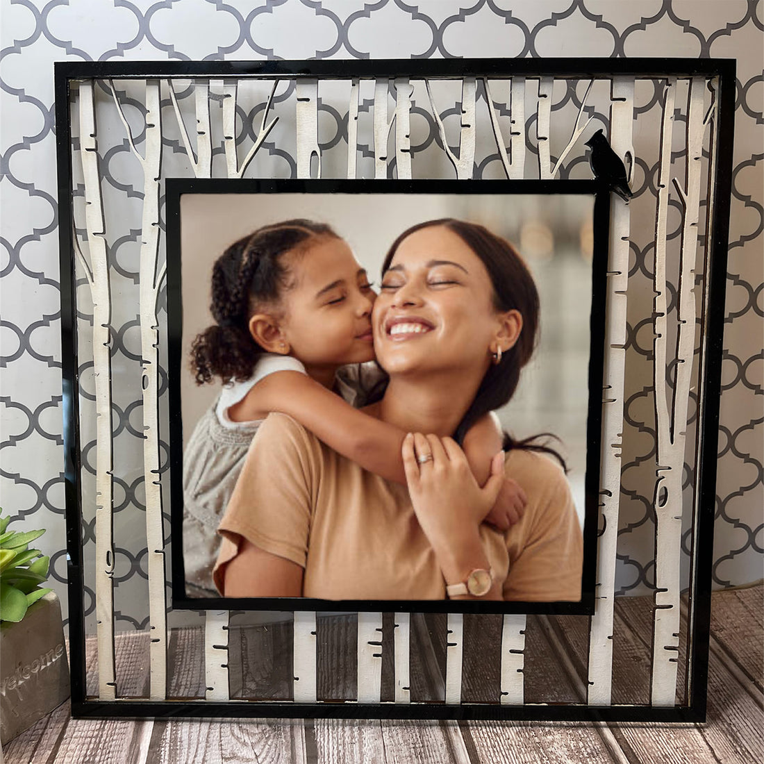 Birch Tree Themed Picture Frame – Glowforge Shop