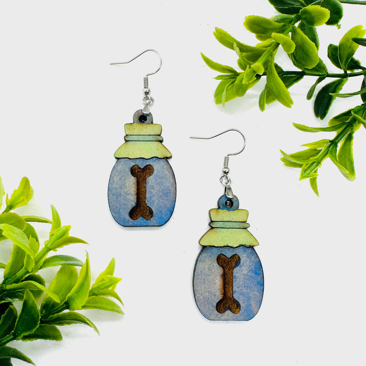 Bone Dust Elixir Potion Earrings – Glowforge Shop
