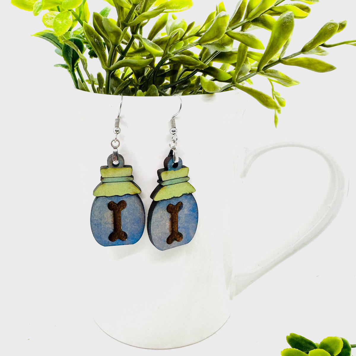 Bone Dust Elixir Potion Earrings – Glowforge Shop