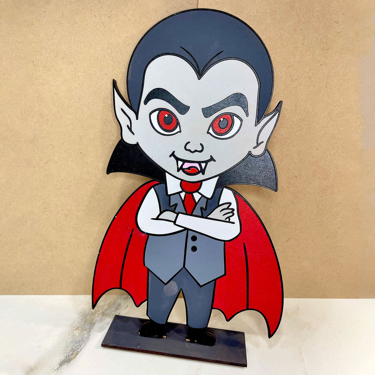 Boy Vampire Halloween Stand – Glowforge Shop