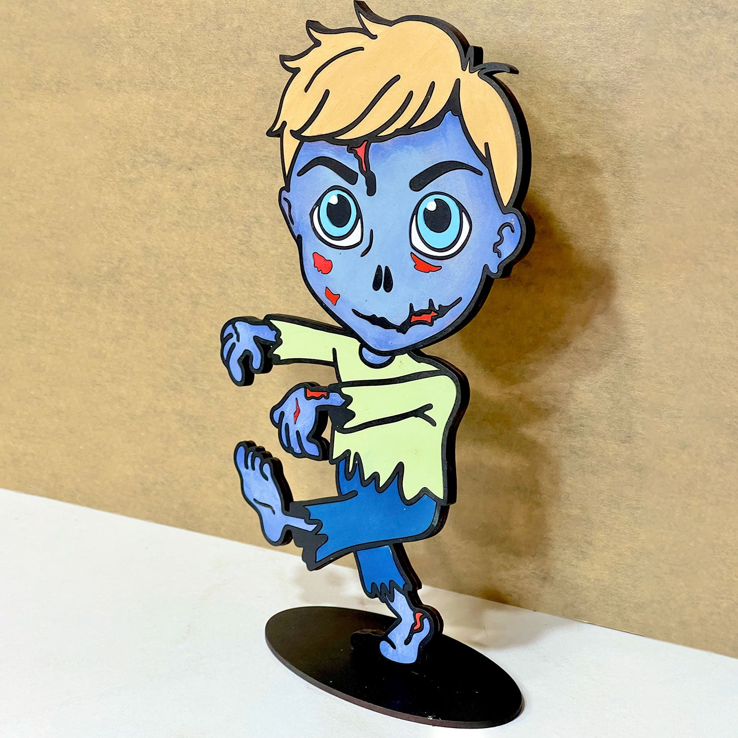 Boy Zombie Halloween Stand – Glowforge Shop