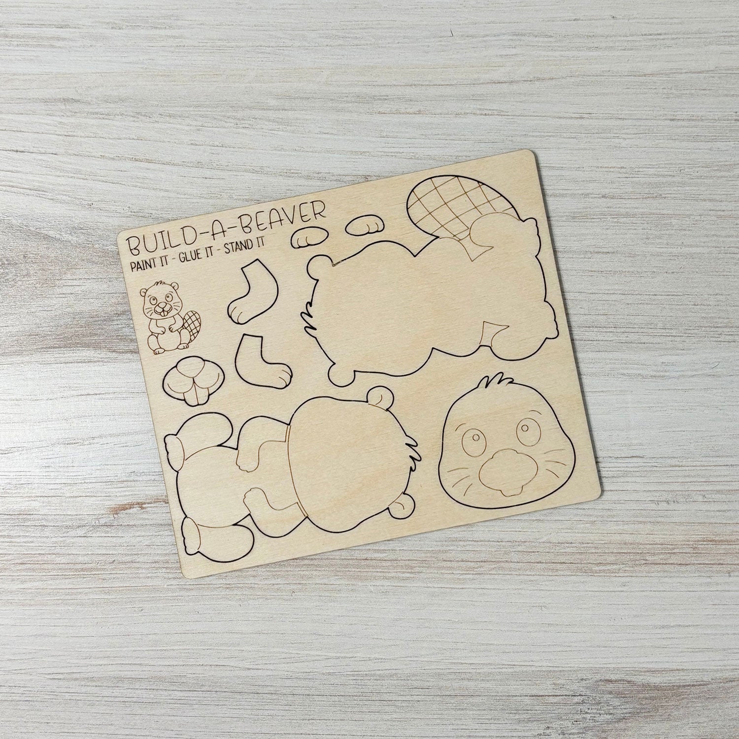 Build a Beaver Pop-Out Card – Glowforge Shop