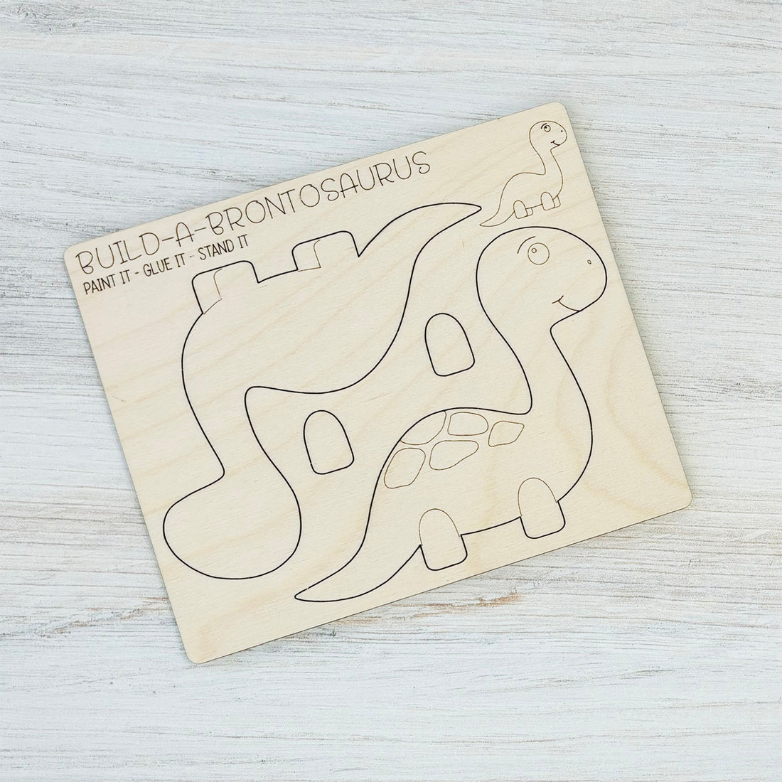 Build a Brontosaurus Pop-Out Card – Glowforge Shop