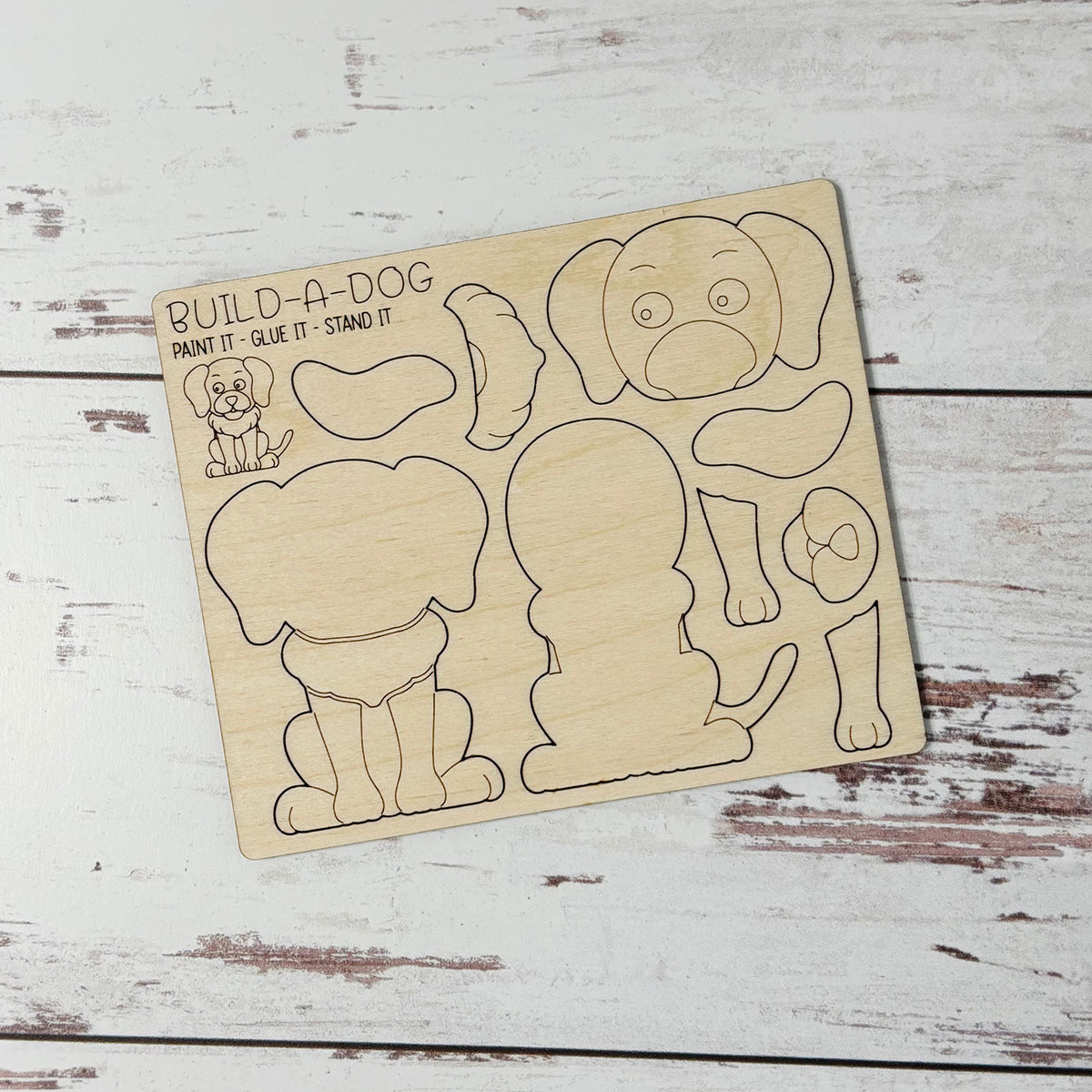 Build a Dog Pop-Out Card – Glowforge Shop