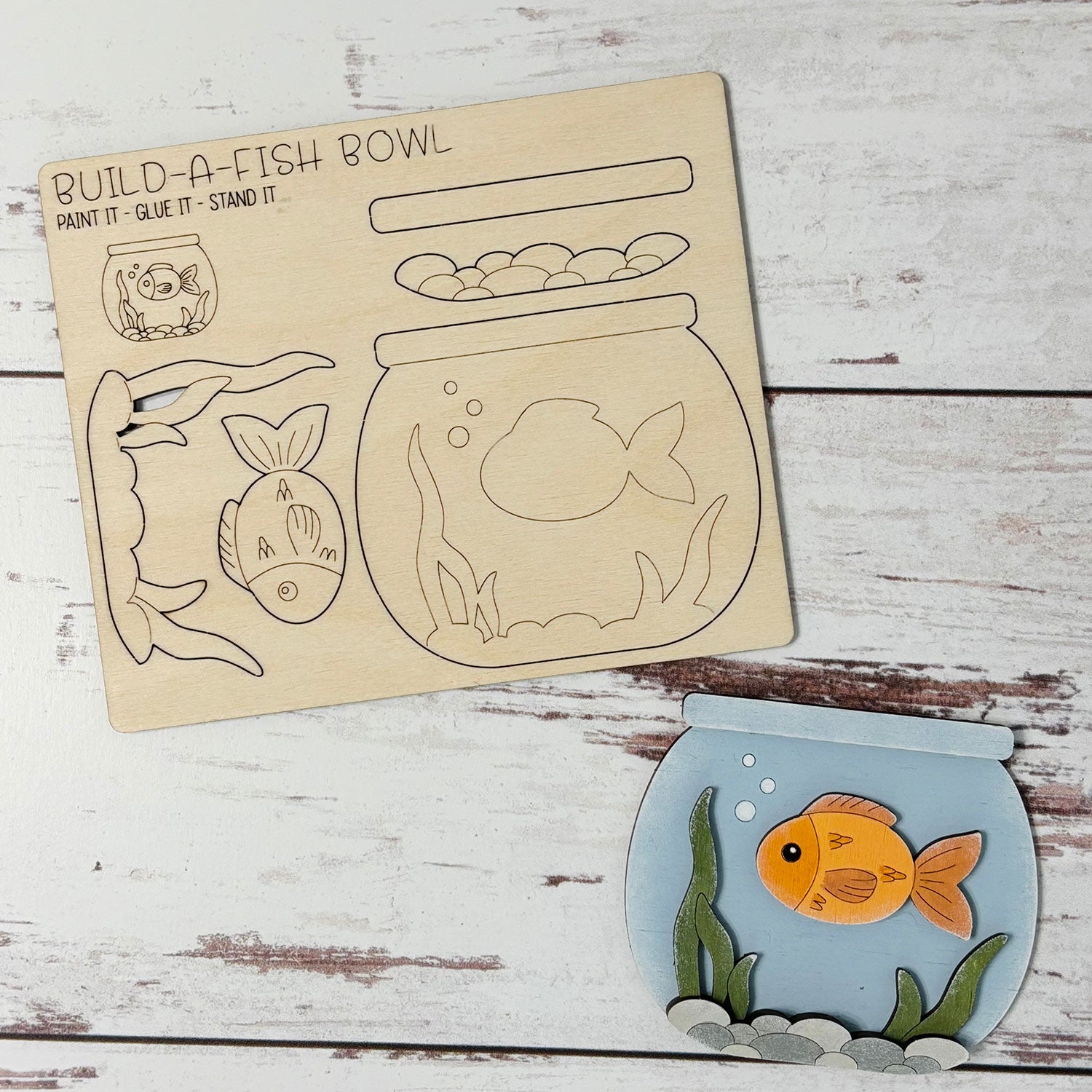 Build a Fishbowl Pop-Out Card – Glowforge Shop