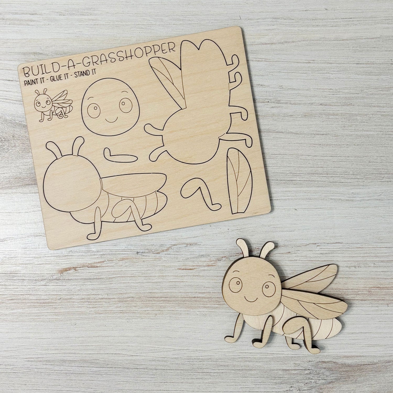 Build a Grasshopper Pop-Out Card – Glowforge Shop