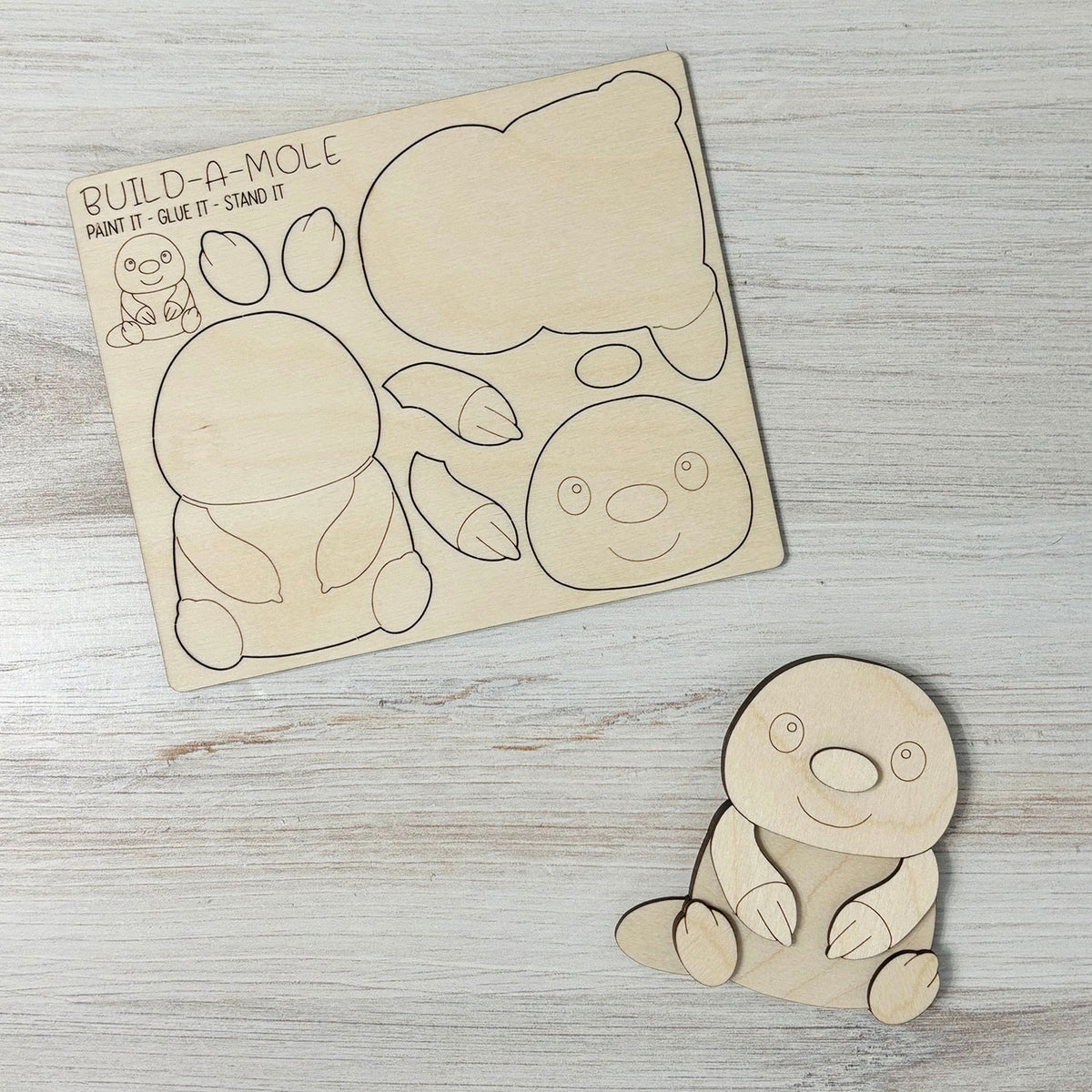 Build a Mole Pop-Out Card – Glowforge Shop