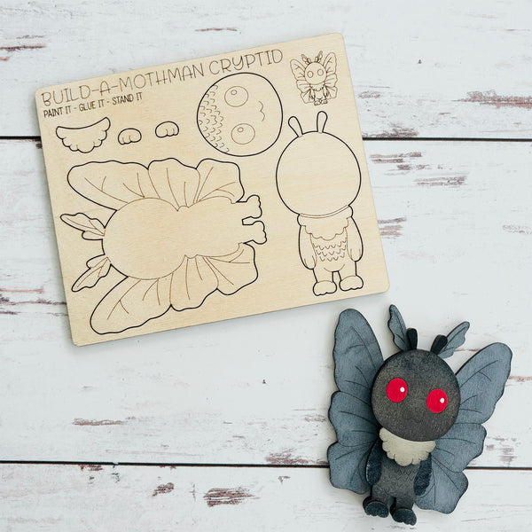 Build a Mothman Cryptid Pop-Out Card – Glowforge Shop