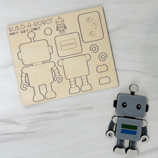 Build a Robot Pop-Out Card (Square) – Glowforge Shop
