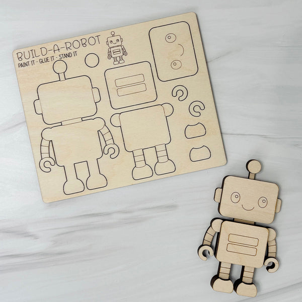 Build a Robot Pop-Out Card (Square) – Glowforge Shop