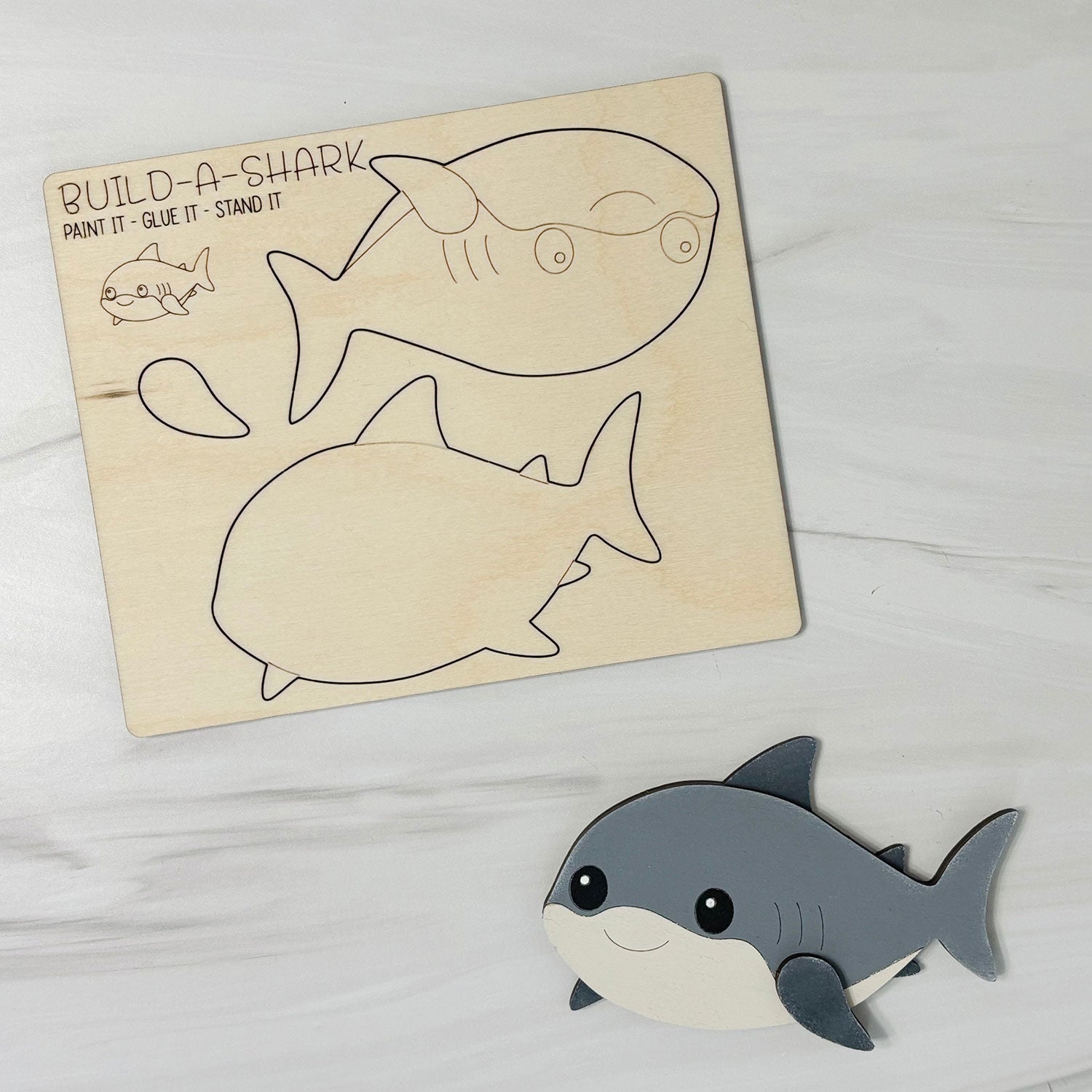 Build a Shark Pop-Out Card – Glowforge Shop
