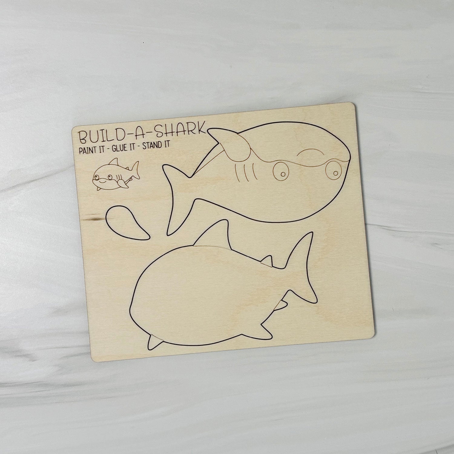 Build a Shark Pop-Out Card – Glowforge Shop