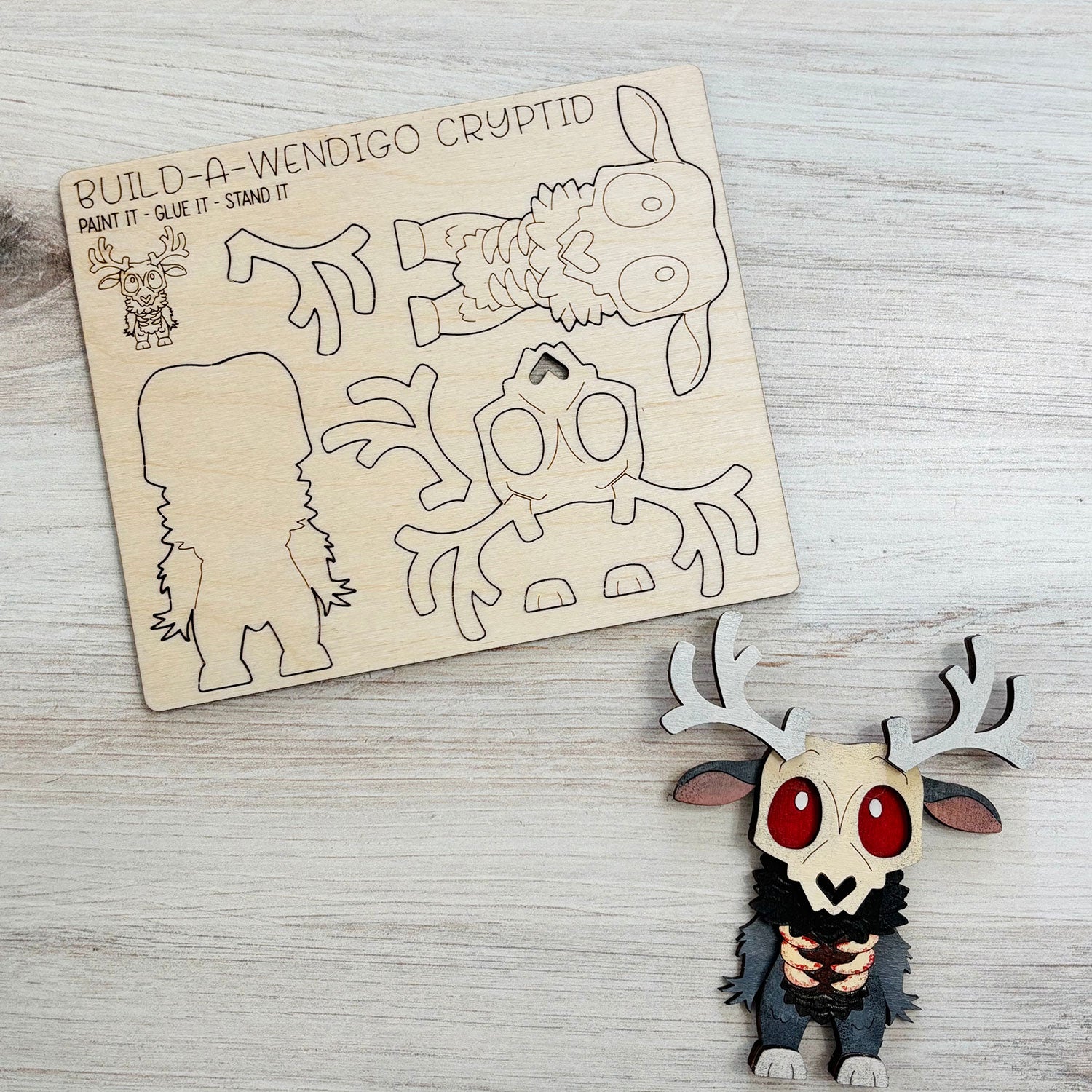 Build a Wendigo Pop-Out Card – Glowforge Shop
