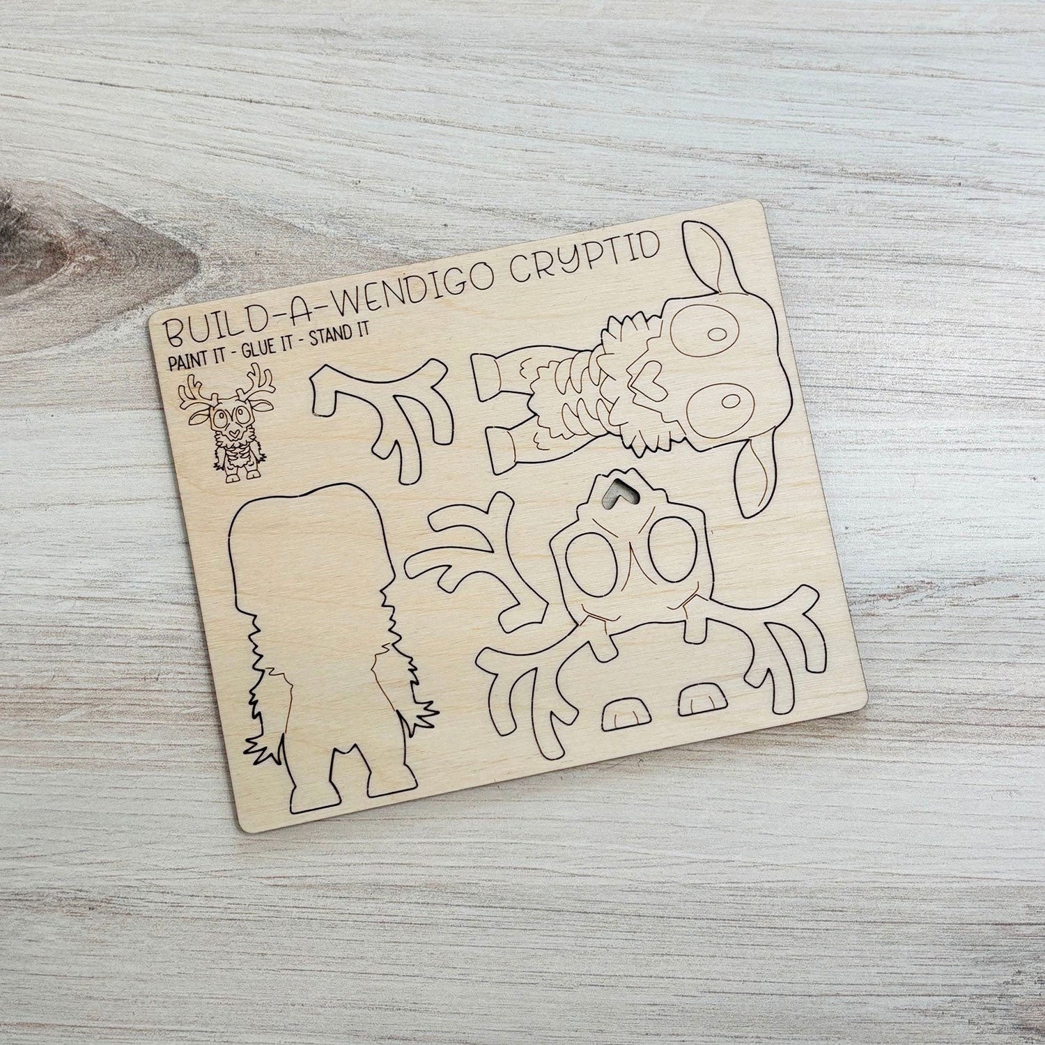 Build a Wendigo Pop-Out Card – Glowforge Shop