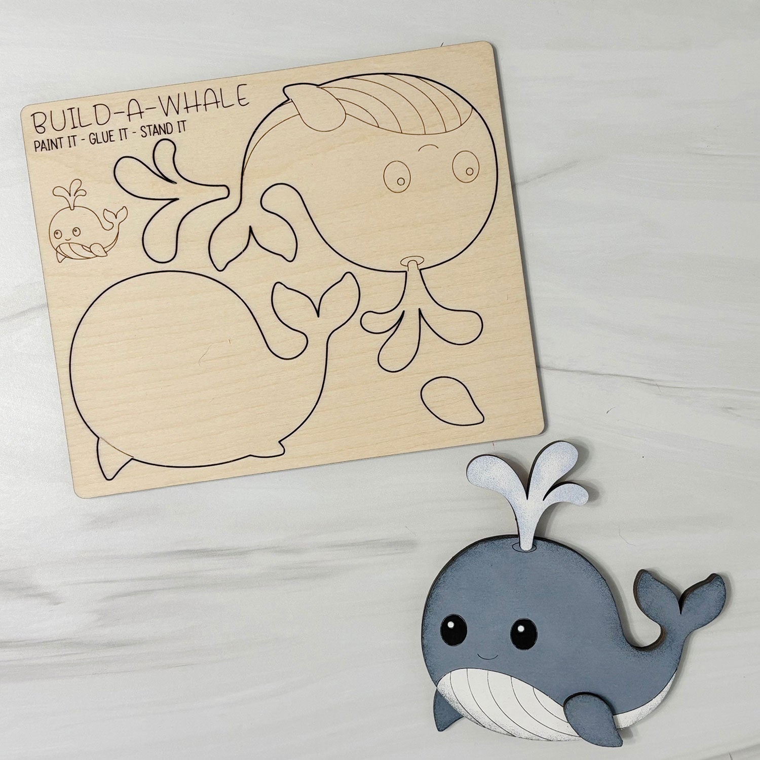 Build a Whale Pop-Out Card – Glowforge Shop