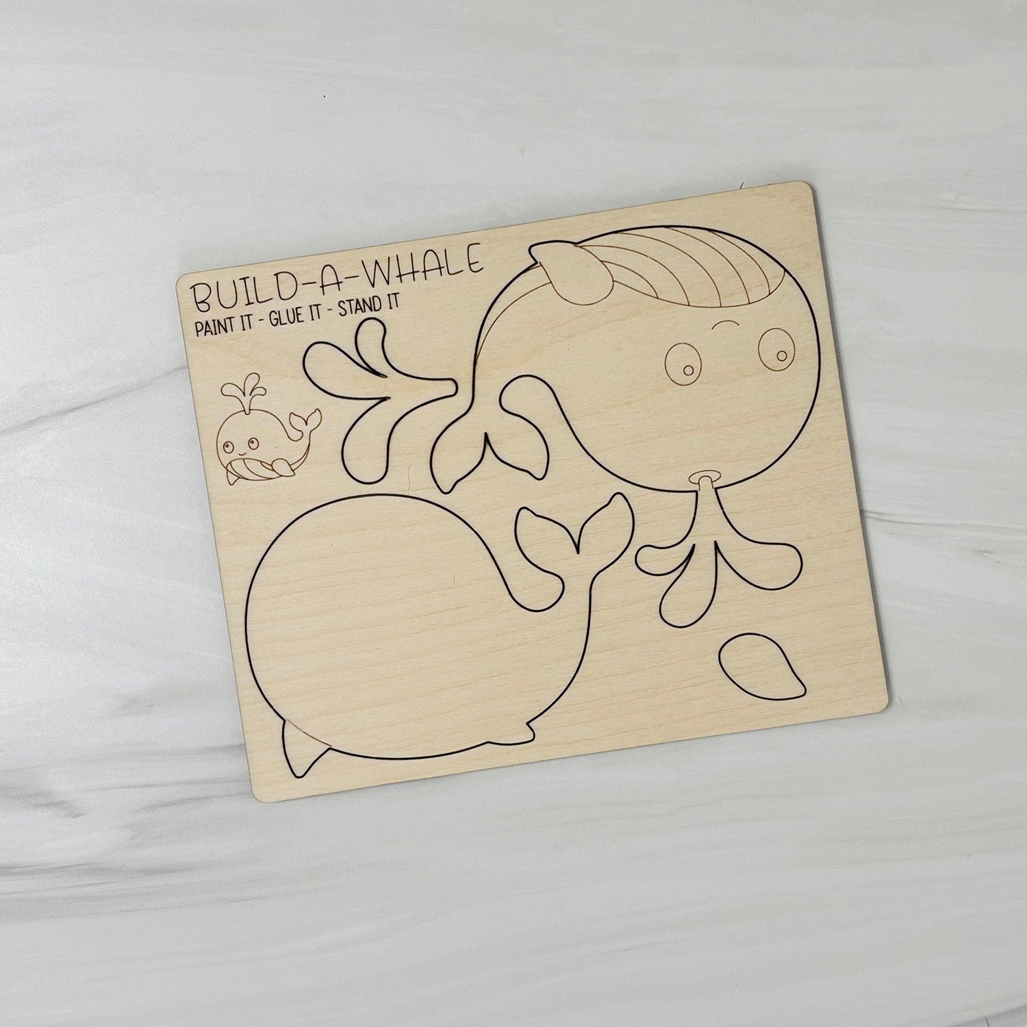 Build a Whale Pop-Out Card – Glowforge Shop