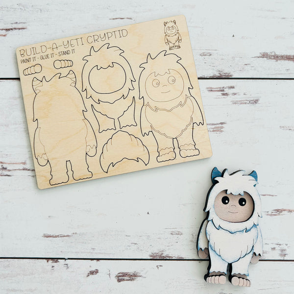 Build a Yeti Cryptid Pop-Out Card – Glowforge Shop