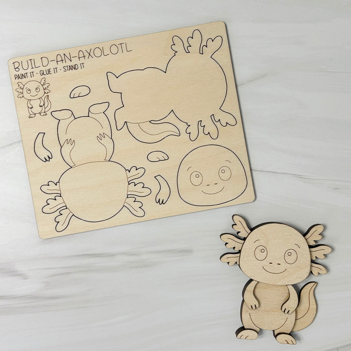 Build an Axolotl Pop-Out Card – Glowforge Shop