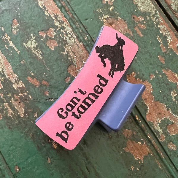 Can't Be Tamed Hair Clip – Glowforge Shop