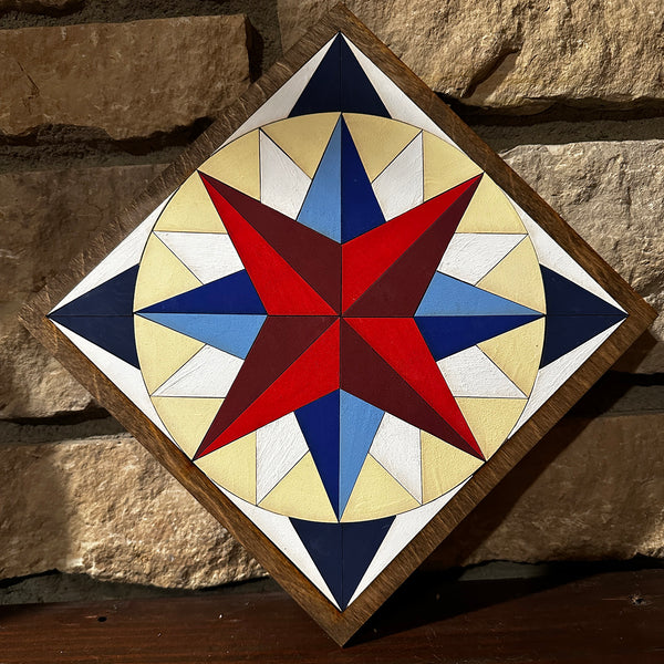 Compass Rose Barn Quilt – Glowforge Shop