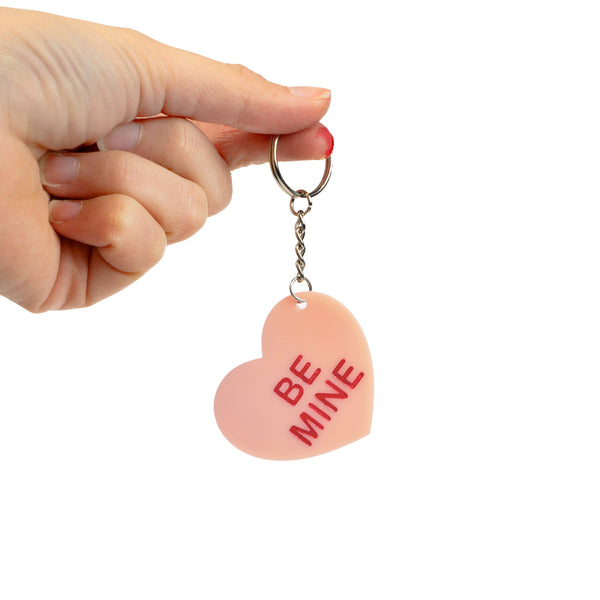Conversation Heart Keychains (Set of 6) – Glowforge Shop
