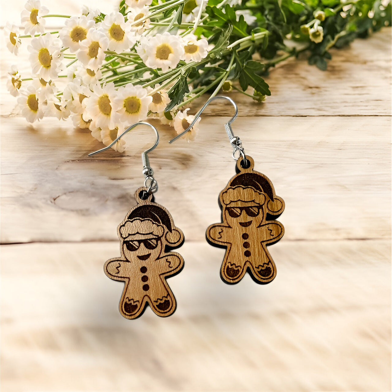 Cool Gingerbread Rizz Earrings – Glowforge Shop