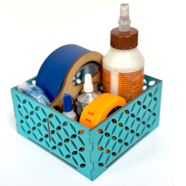 Craft Caddy - Geometric Design for 1/8" Medium Materials – Glowforge Shop
