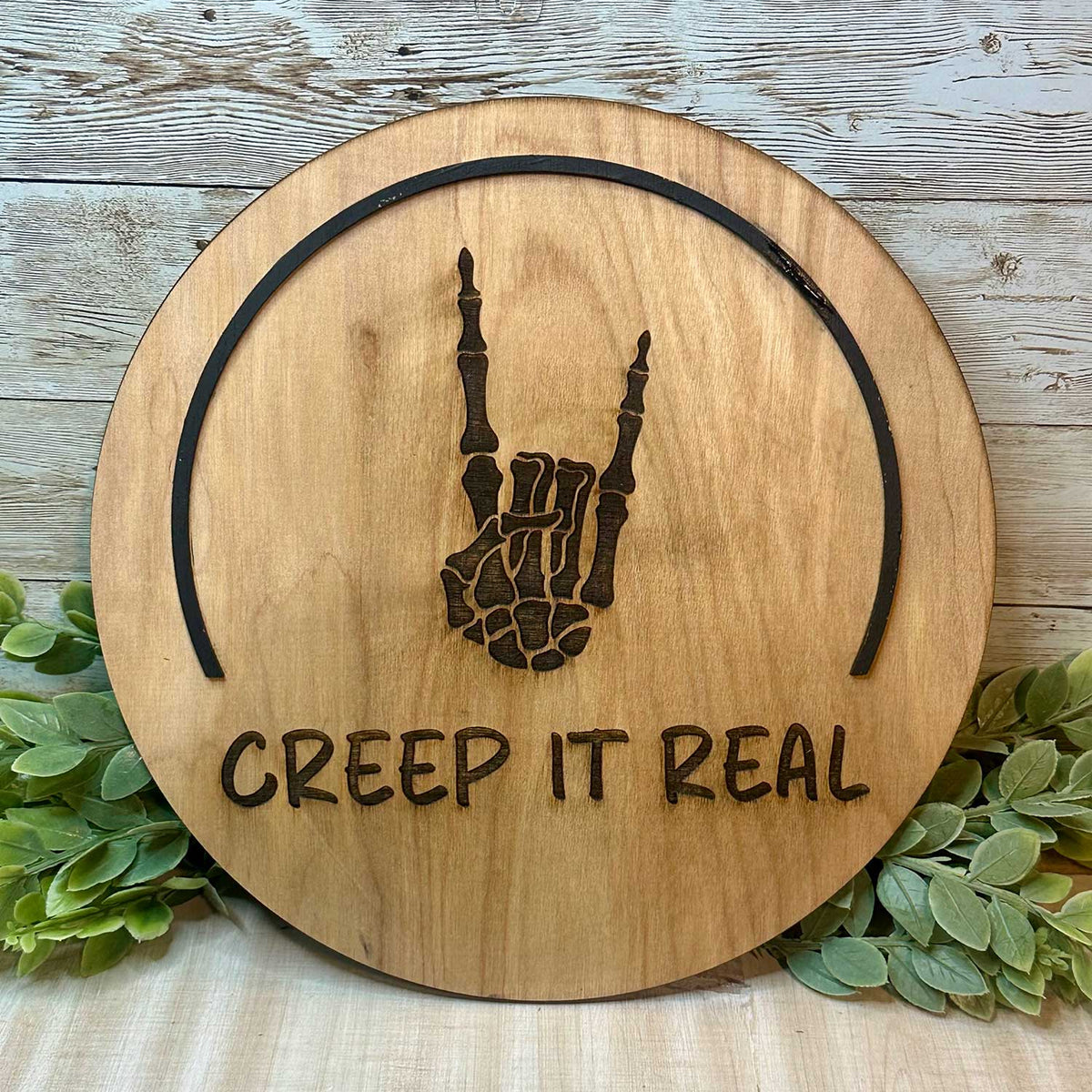 Creep It Real Halloween Door Sign – Glowforge Shop