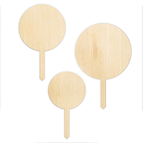 Customizable Circle Cake Toppers (Set of 3) – Glowforge Shop