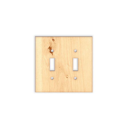 Customizable Double Light Switch Cover - Rectangle – Glowforge Shop