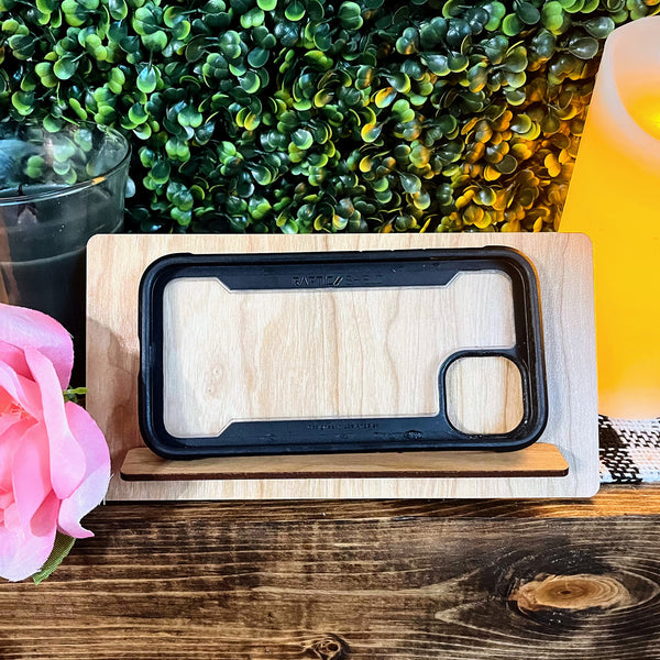 Customizable Horizontal Phone Stand – Glowforge Shop