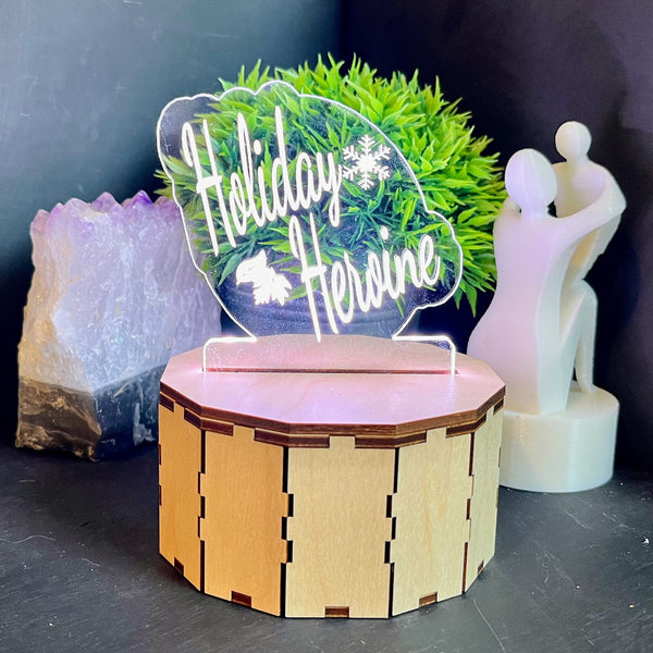 Customizable Nightlight Base Cover – Glowforge Shop