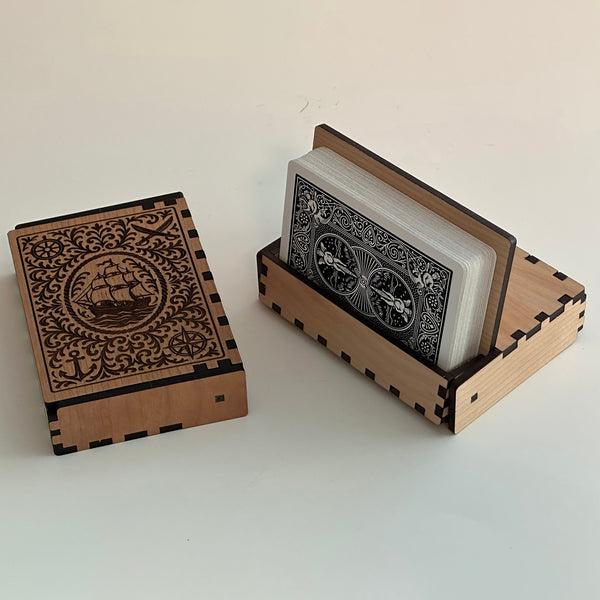 Customizable Rotating Playing Card Case - Thicker Material – Glowforge Shop