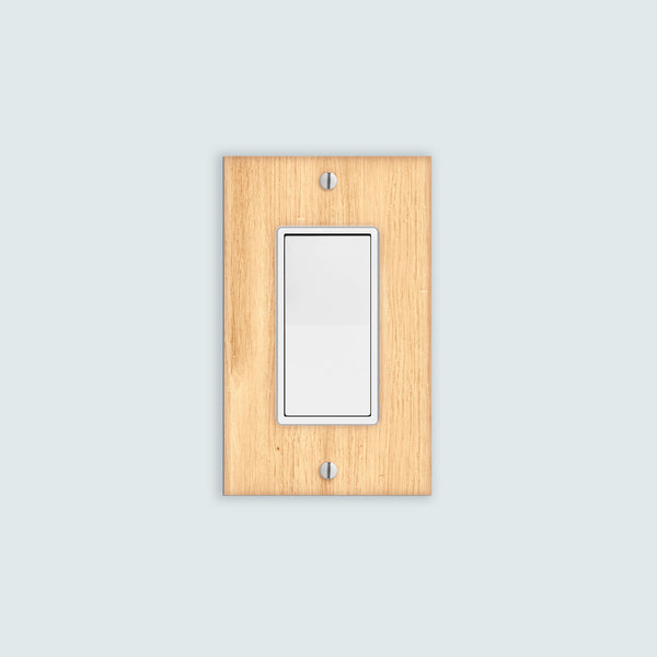 Customizable Single Rocker Light Switch Cover - Rectangle – Glowforge Shop