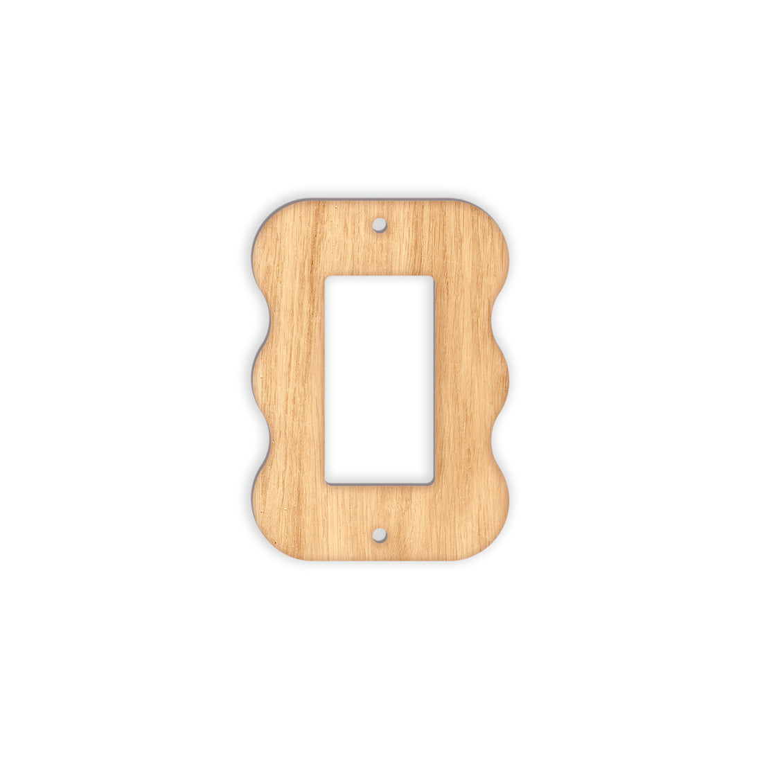 Customizable Single Rocker Light Switch Cover - Wavy – Glowforge Shop